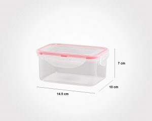 RECTANGLE FOOD CONTAINER 600 ml